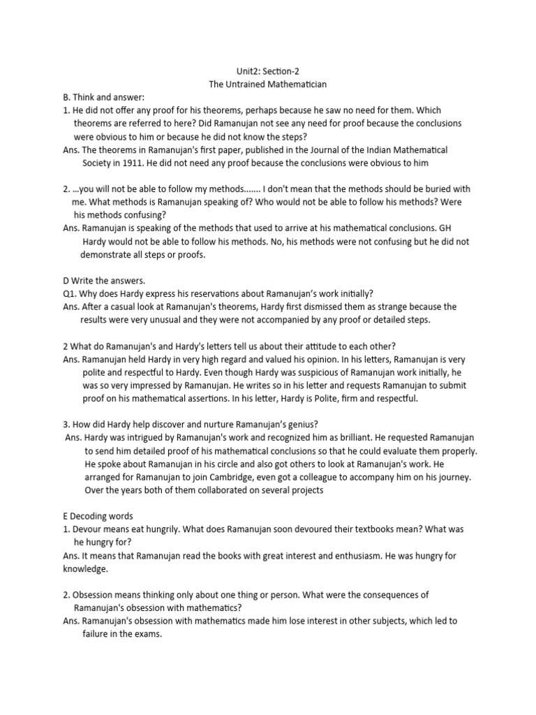 Class 8 Unit-2 Section-2,3 | PDF | Mathematical Proof | Theorem