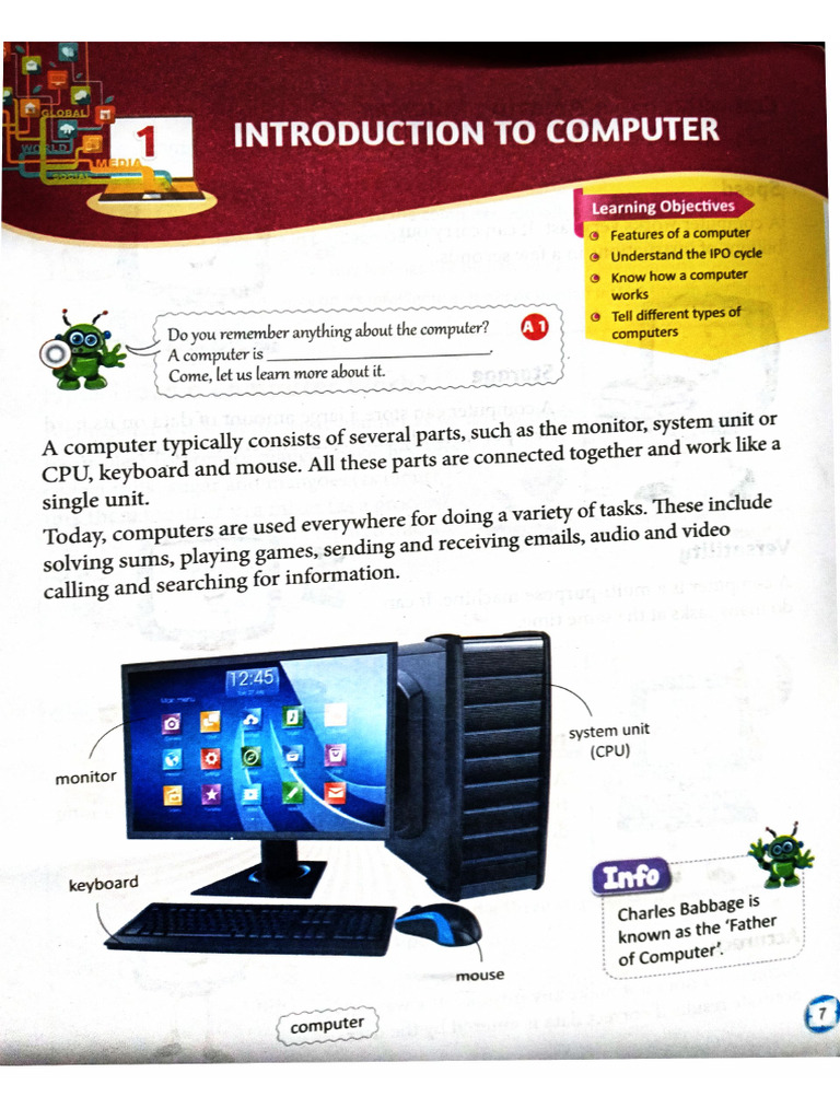 Document 11 - Grade3 Computer PDF File of CH 1 and 2 | PDF