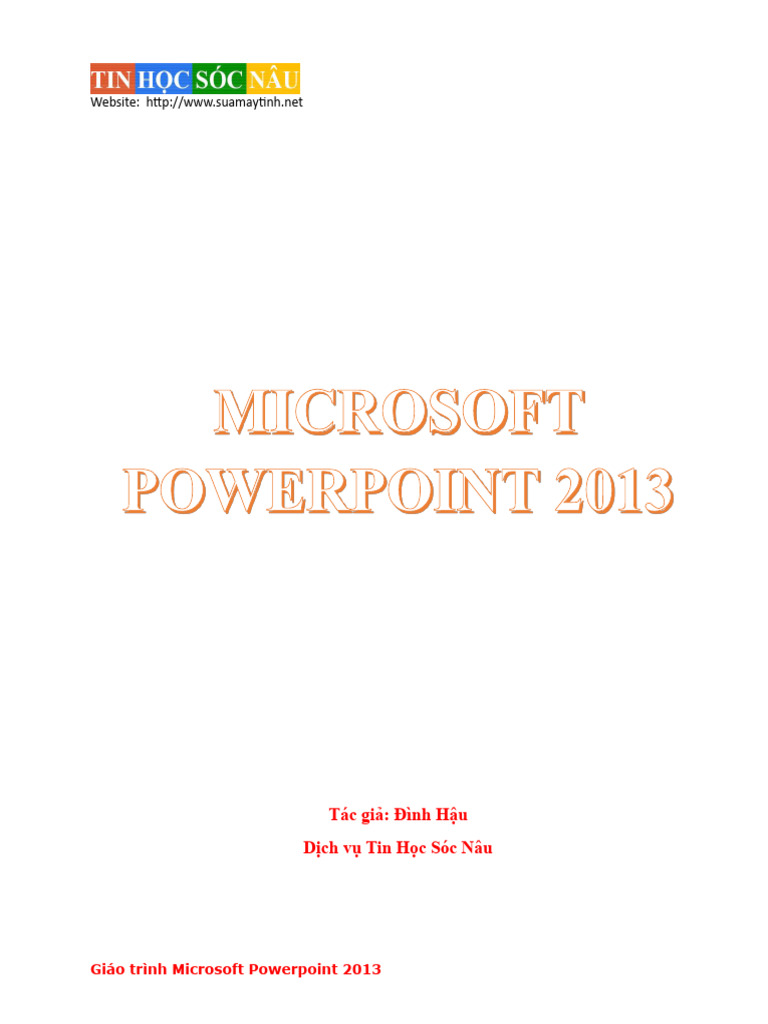 Giao Trinh Tu Hoc Powerpoint 2013 | PDF