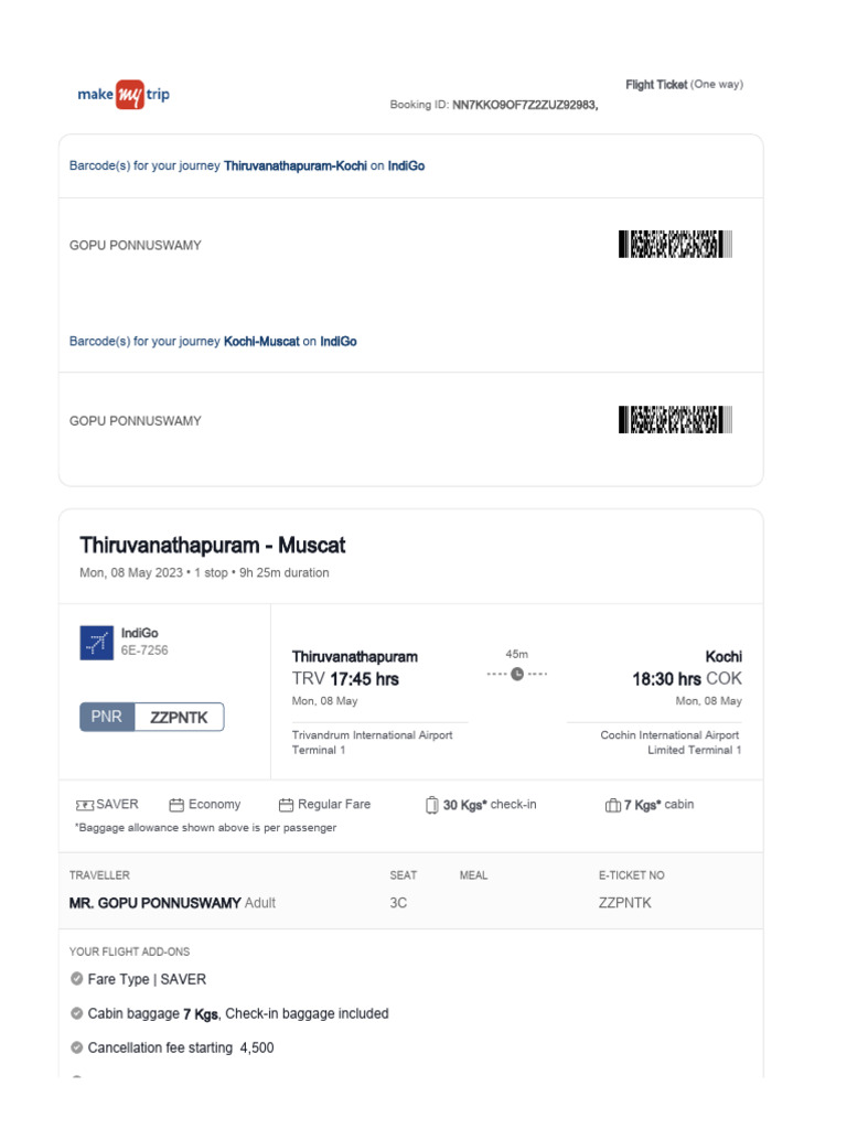 Ticket | PDF | Identity Document | Travel Visa