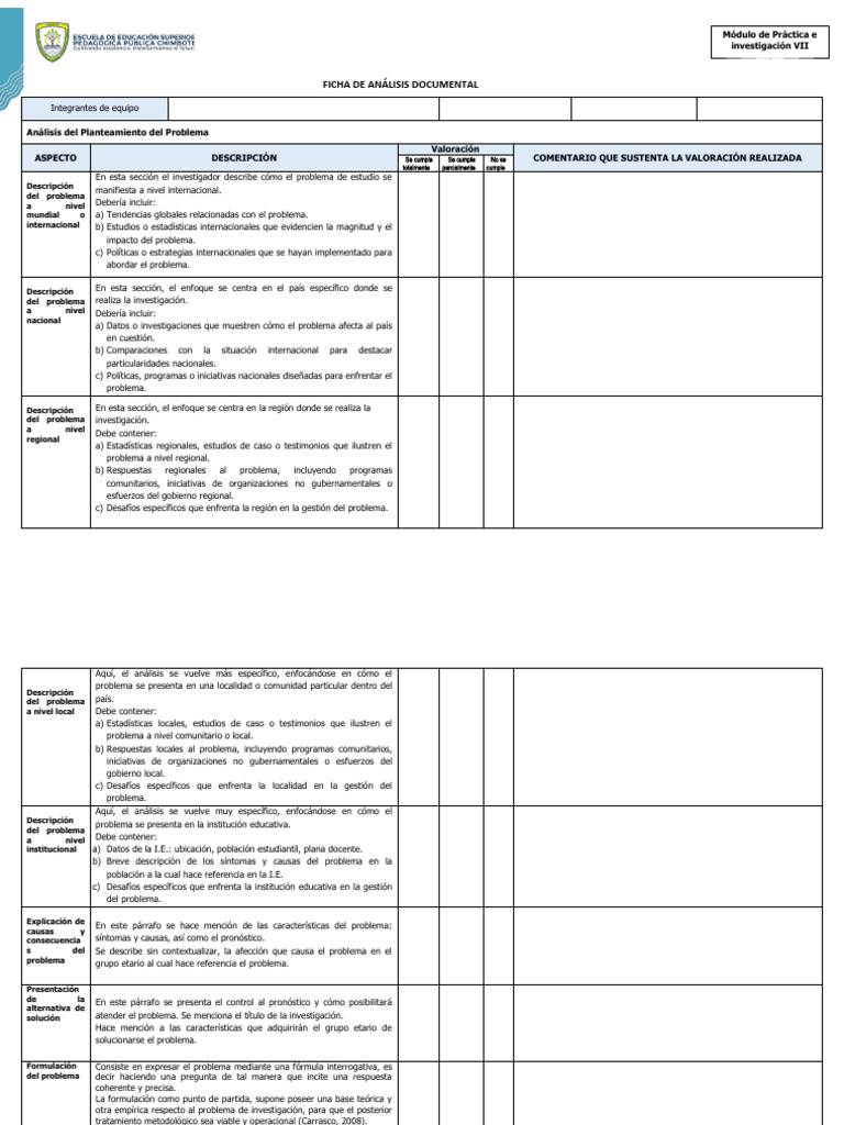 Ficha de Análisis Documental | PDF | Caso de estudio