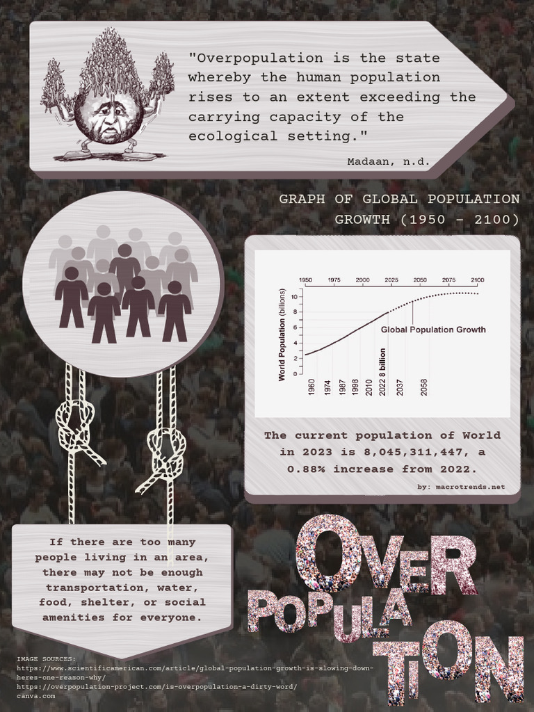 Overpopulation Statistics | PDF | Human Overpopulation | Population Growth