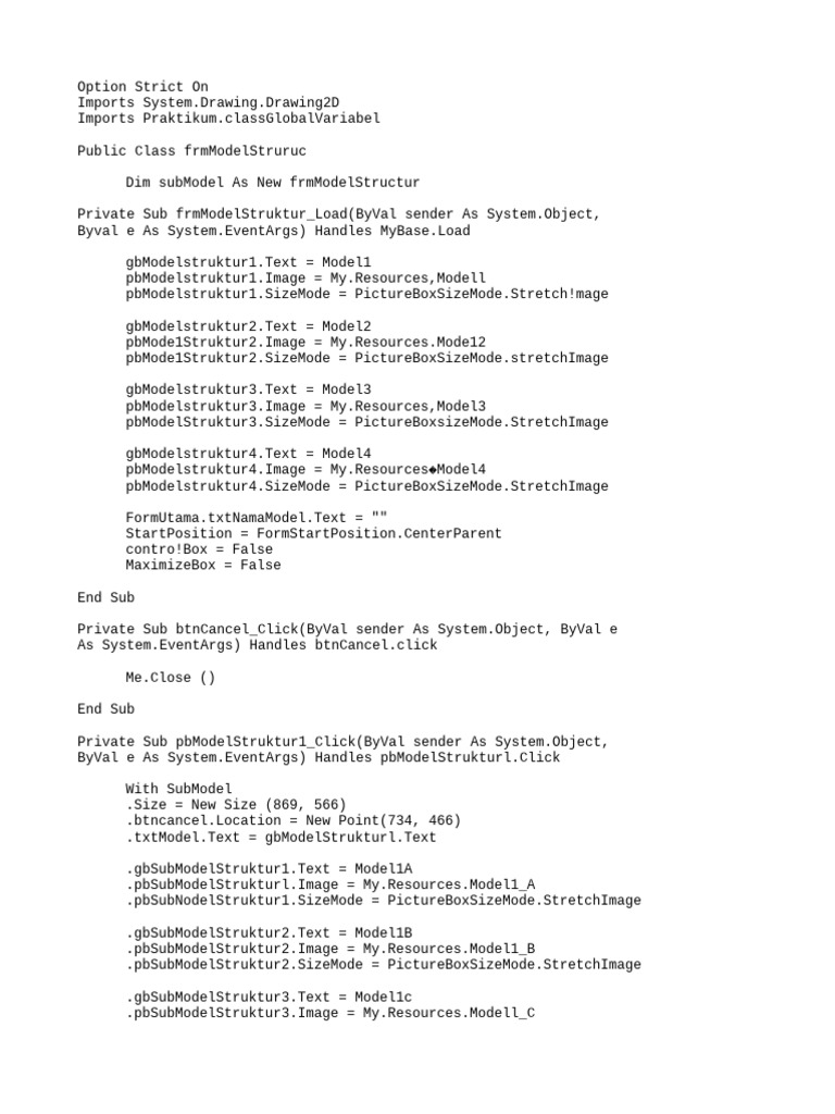 3 frmModelStruktur | PDF | Teaching Methods & Materials