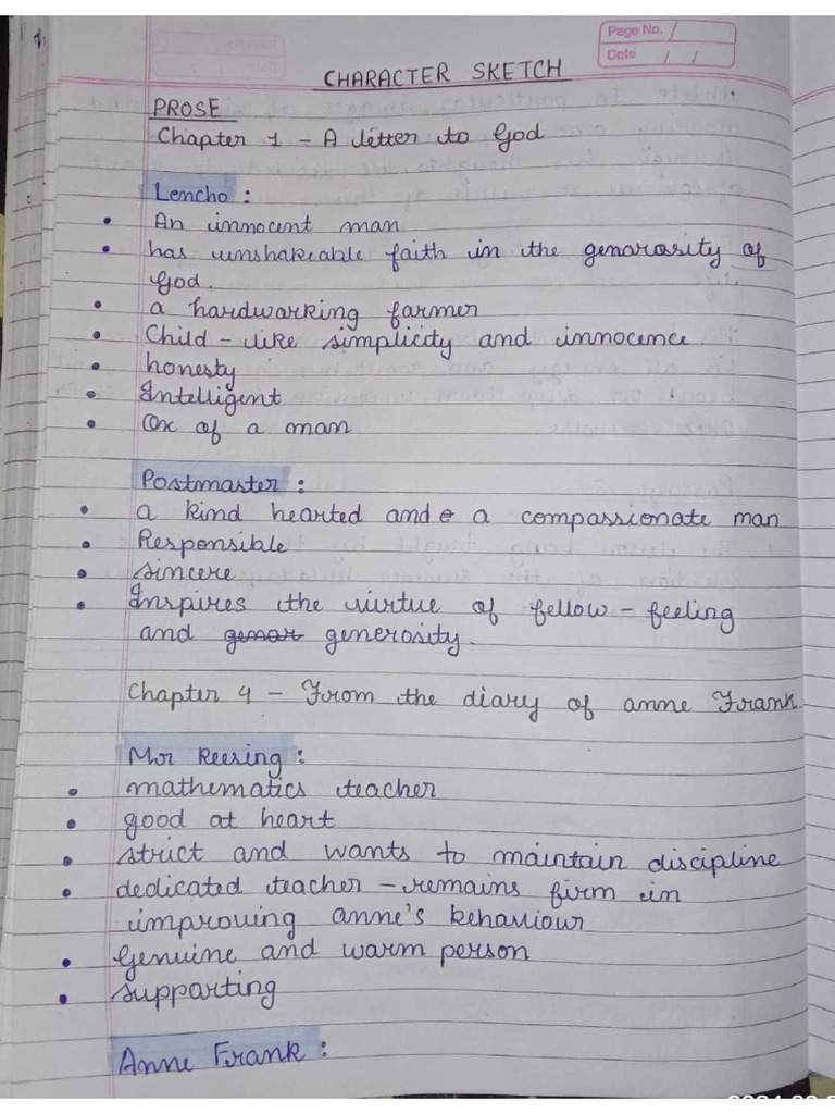 First Flight Character Sketch | PDF