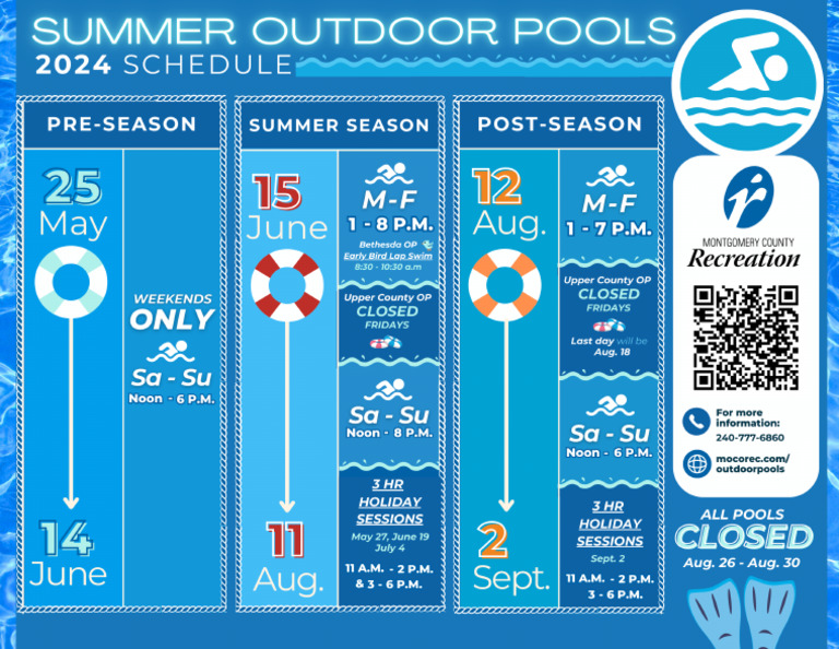 Outdoorpoolschedule 2024 | PDF