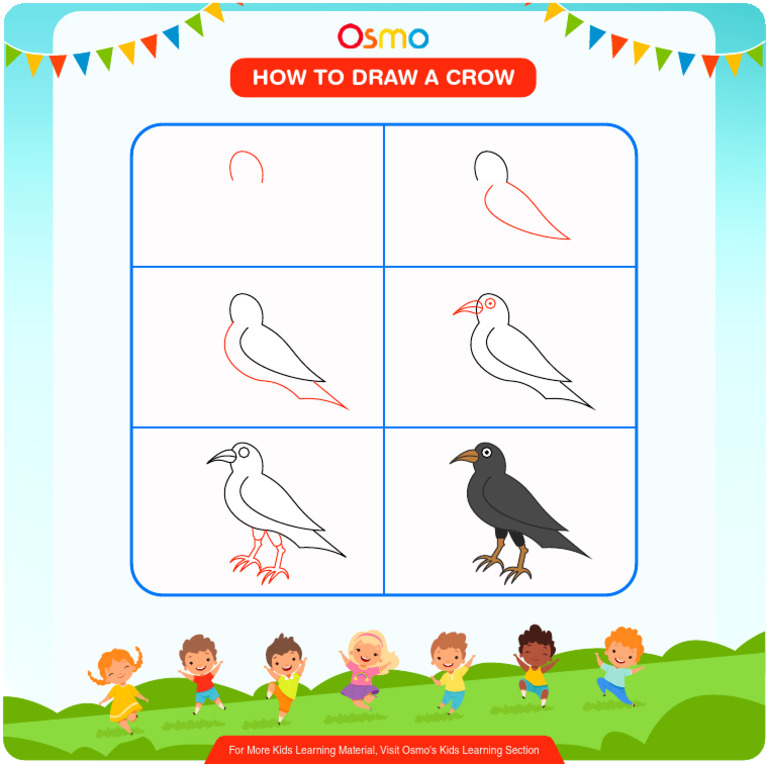 How to Draw a Crow Guide | PDF | Language Arts & Discipline | Foreign ...