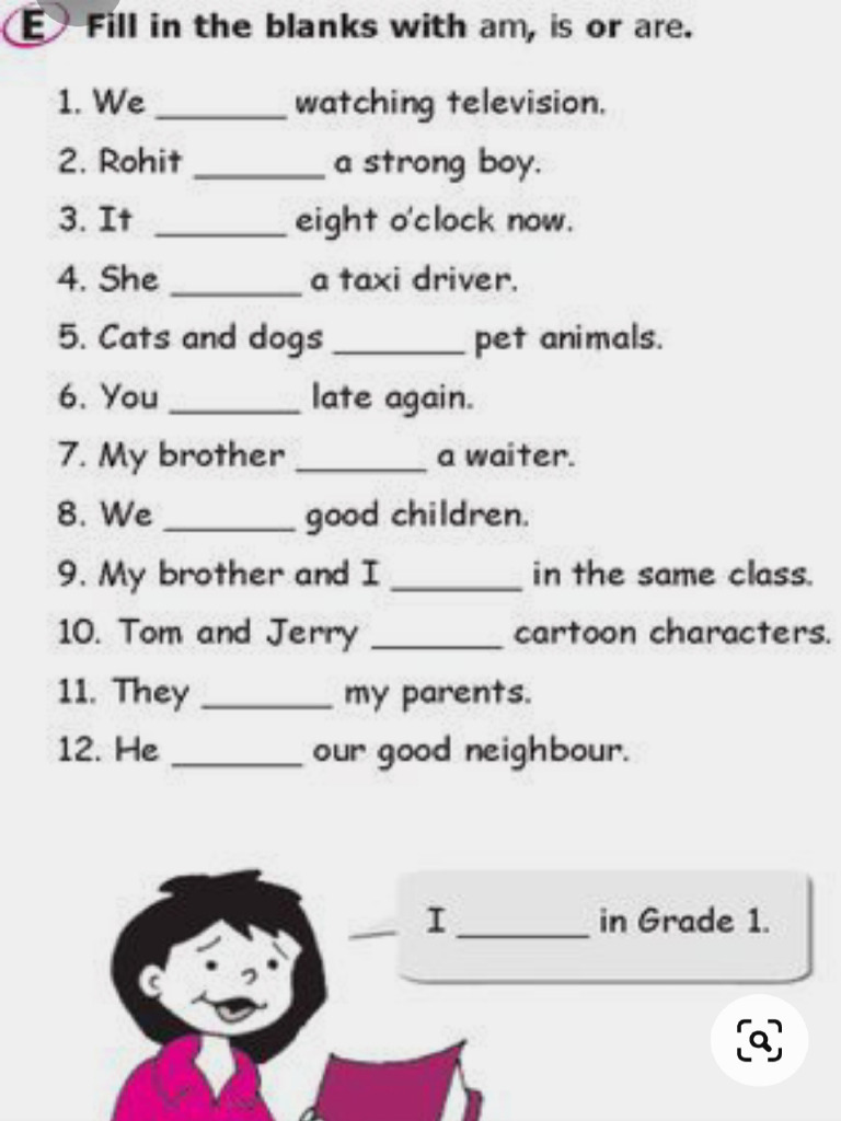 English Worksheets Class5 | PDF