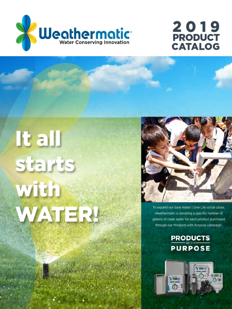 Weathermatic Catalog | PDF | Water | Rain