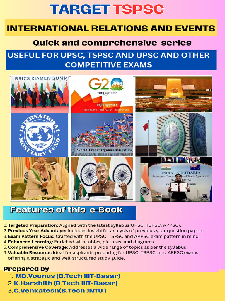 Target TSPSC: International Relations Guide | PDF | United Nations ...