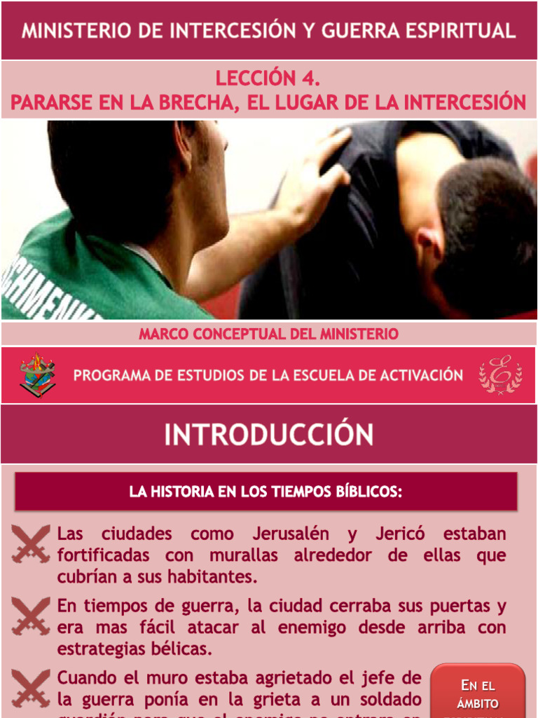 Pararse en la brecha, el lugar de la intercesión | Descargar gratis PDF | Creencia religiosa y ...