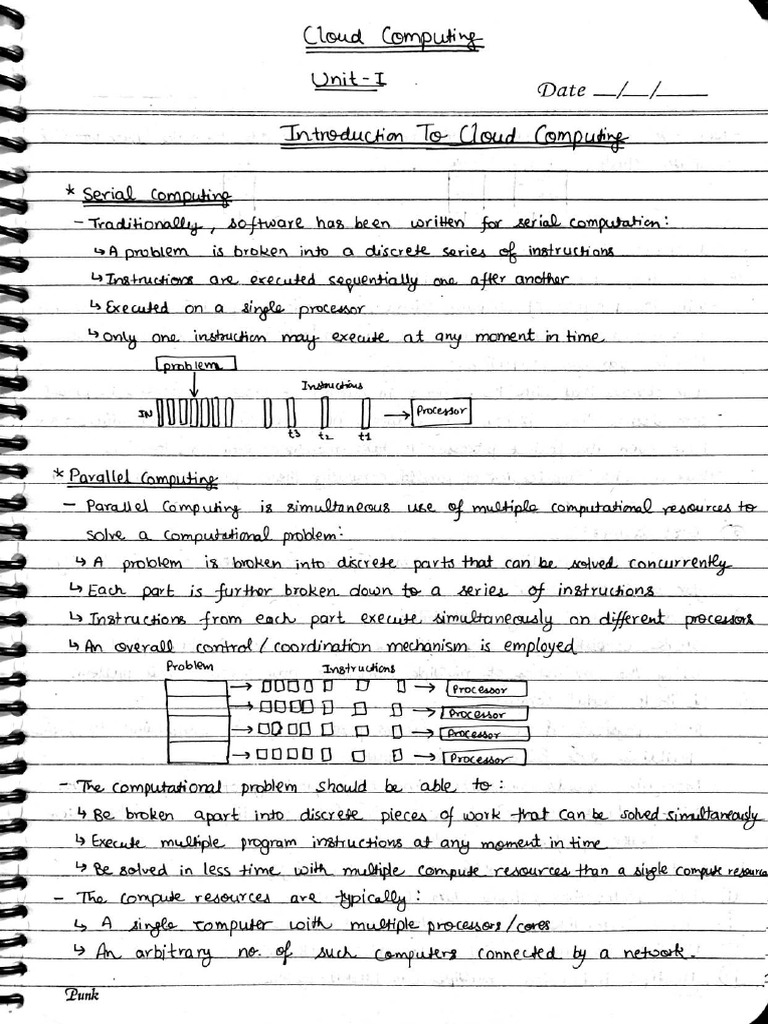 Handwritten Cloud Computing Pdf