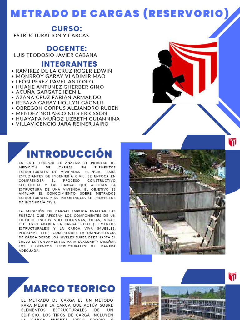 Metrado de Cargas (Reservorio) | PDF