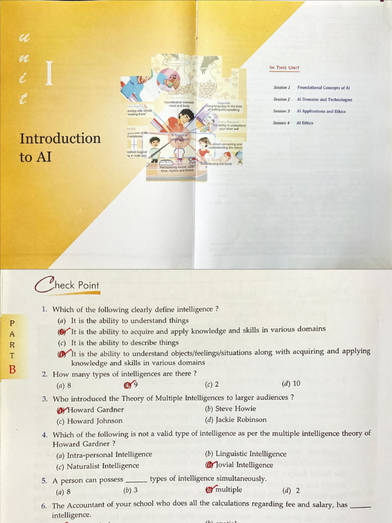 Class 10(Part B) AI | PDF