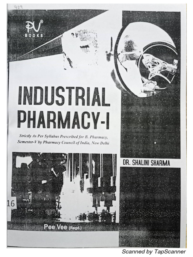 Industrial Pharmacy 1 PV Text Book | PDF
