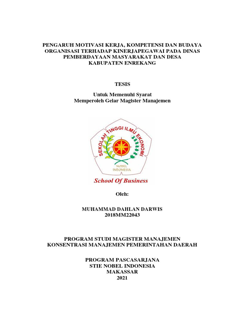 Muhammad Dahlan Darwis | PDF | Karier & Perkembangan