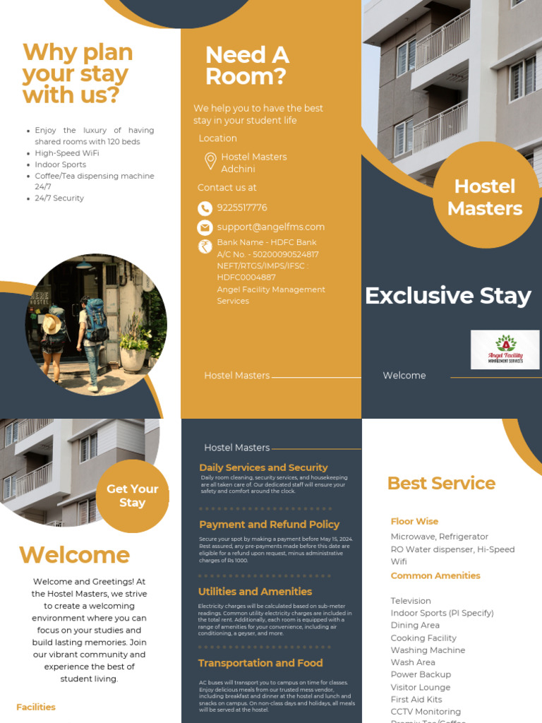Hostel Masters Adchini - 1 | PDF | Meal | Hostel