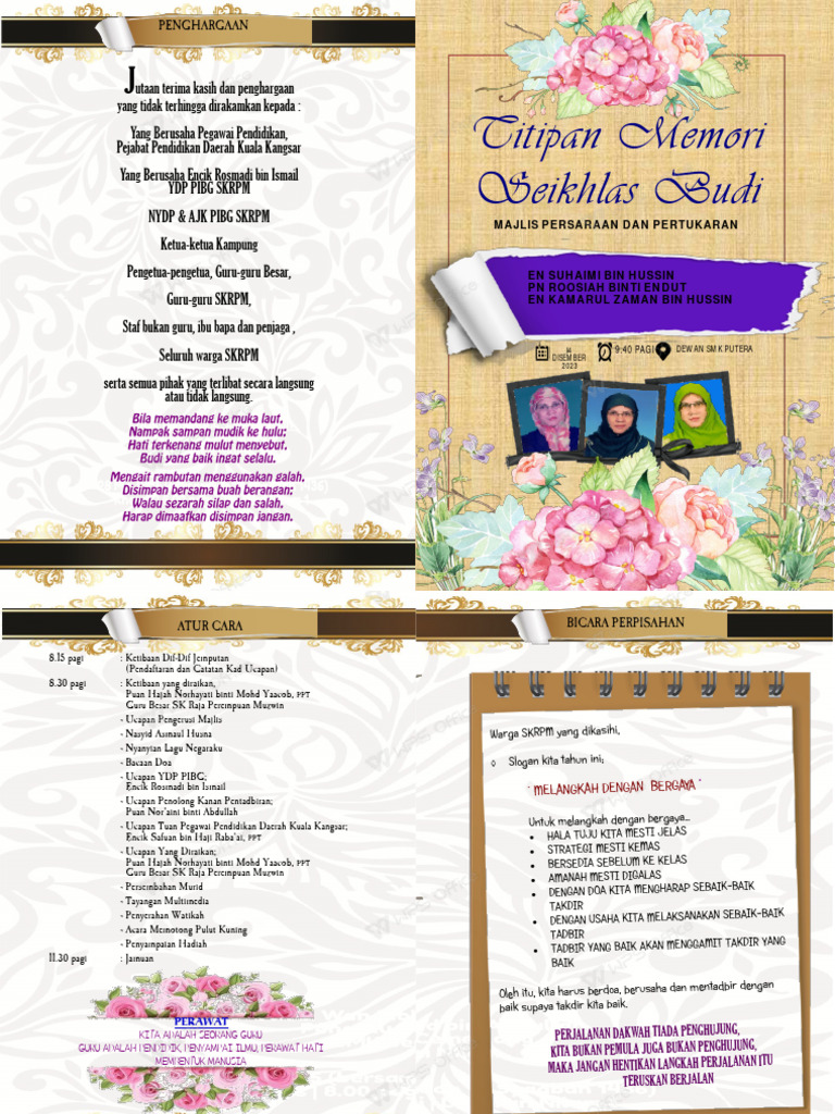 Buku Program Persaraan | PDF