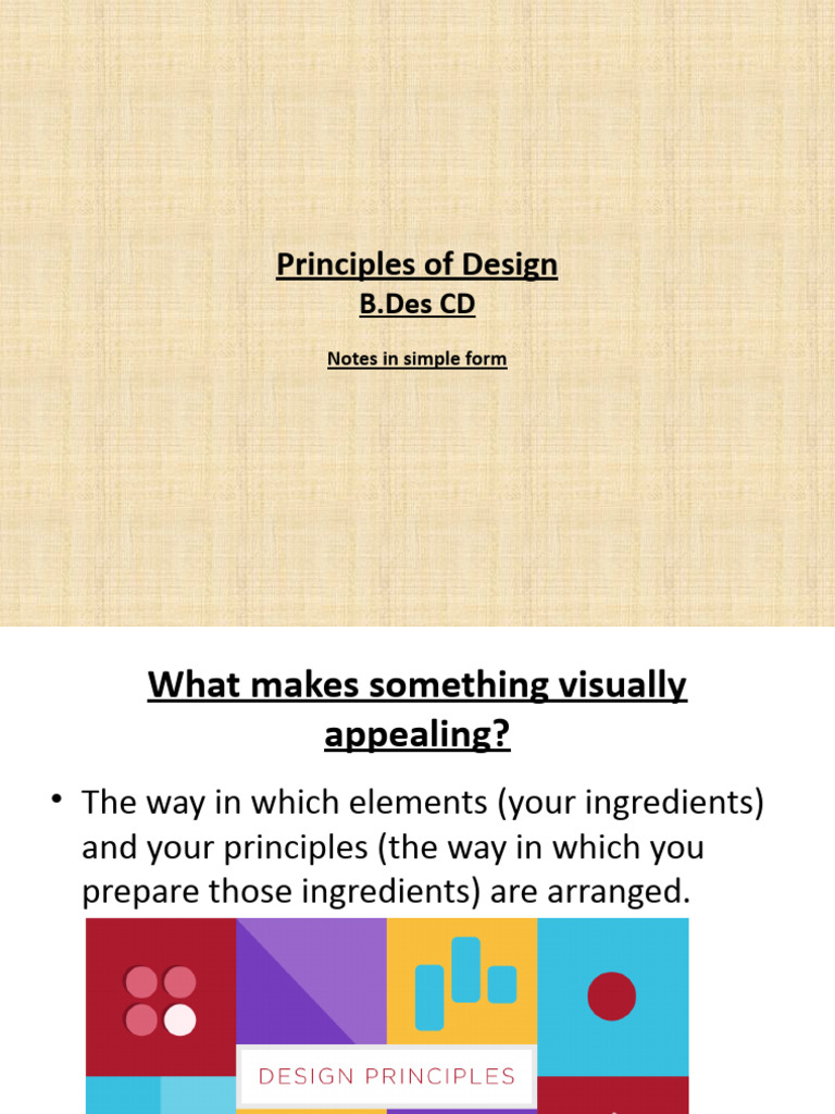 2.Module-Part B-Principles of Design | PDF