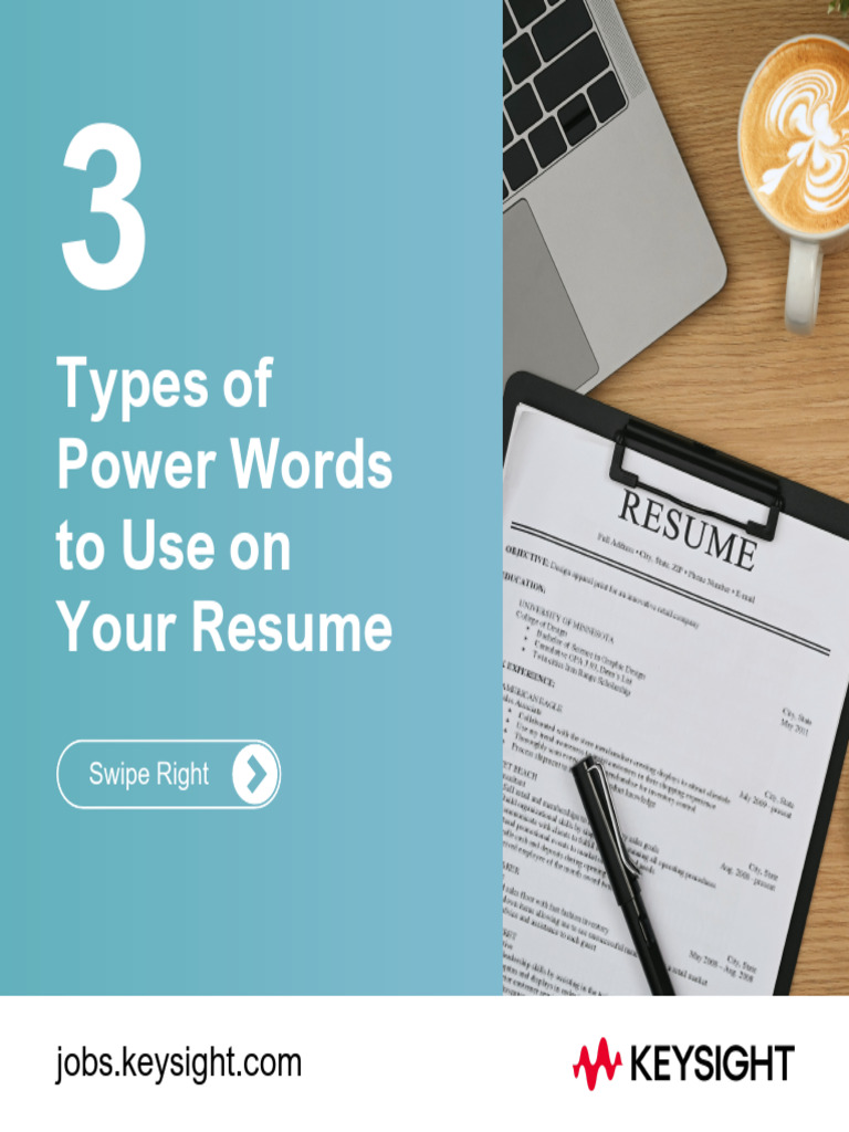 3 Types of Power Words To Use On Your Resume 1720666756 | PDF