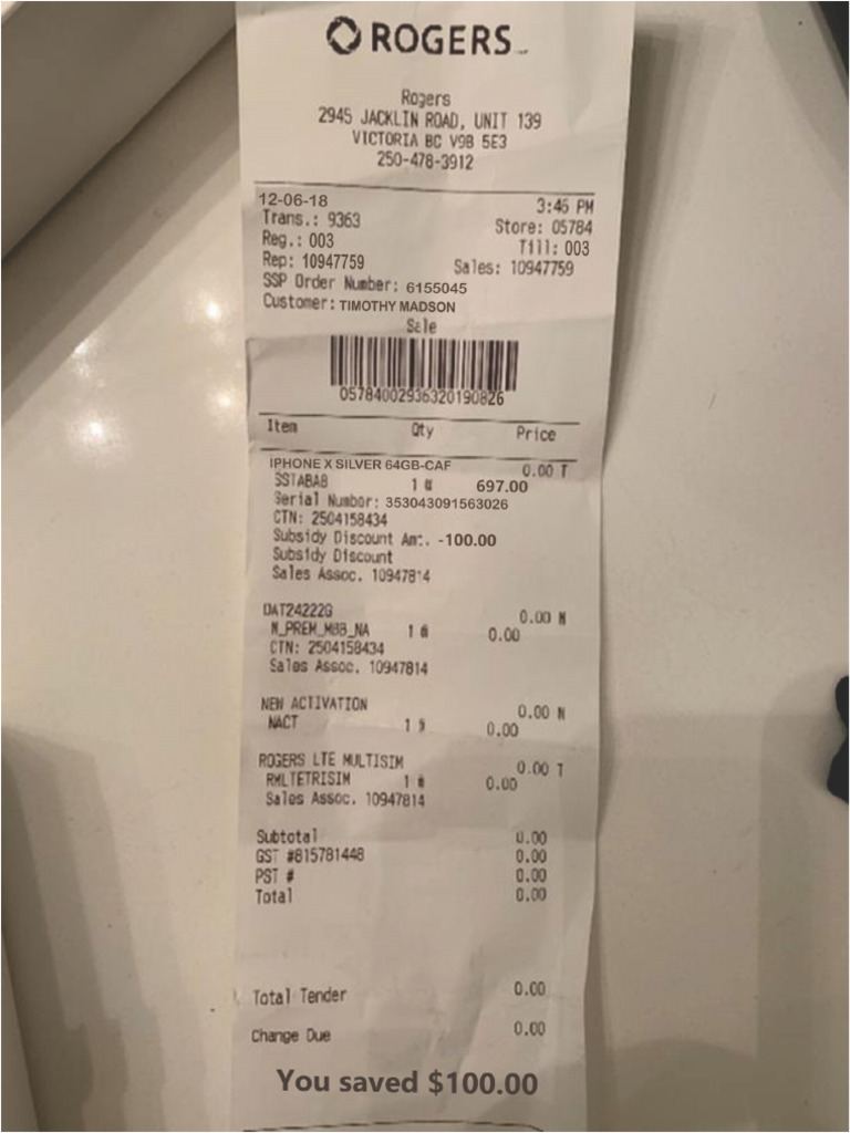 rogers canada invoice11 | PDF