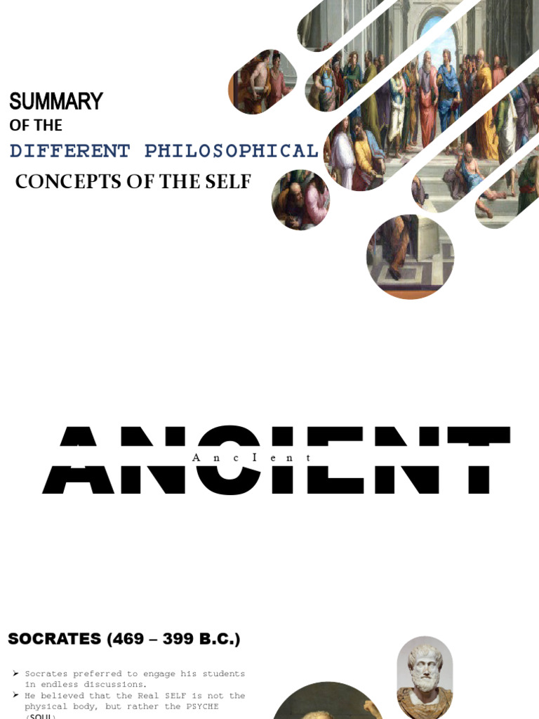 Summary of The Different Philosophical Concepts of The Self (Group 4 ...