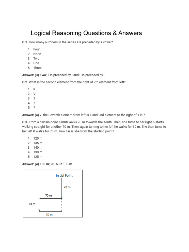 Logical Reasoning Sample Question Paper | PDF | Linguistics | Transport