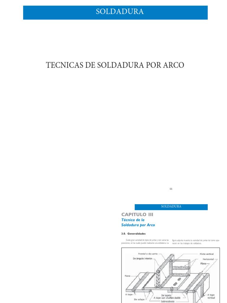Tecnicas de Soldadura. Posiciones y Tipos de Juntas | PDF | Soldadura | Construcción