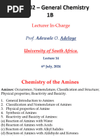 Physical State and Odor of Amines | PDF | Amine | Solubility