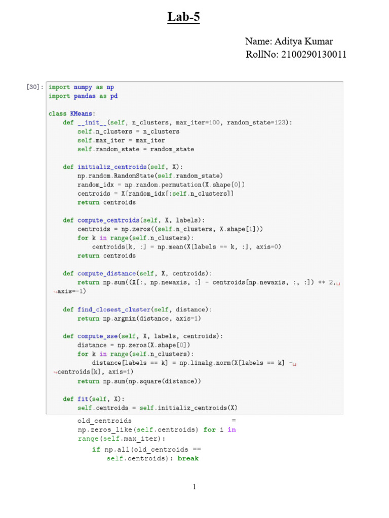 K-Means Clustering Analysis in Python | PDF | Transport Infrastructure ...