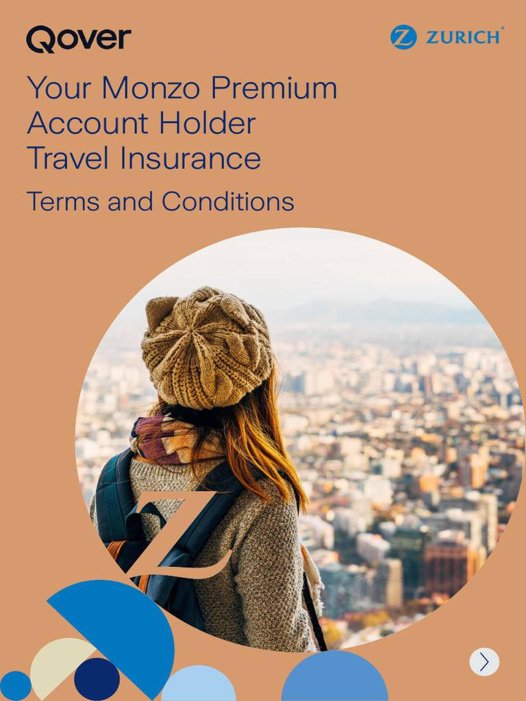 Monzo Premium Travel Insurance T&Cs | PDF | Insurance | Health Professional