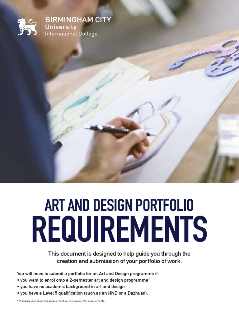BCUIC_art_and_design_portfolio_requirements | Download Free PDF | Design