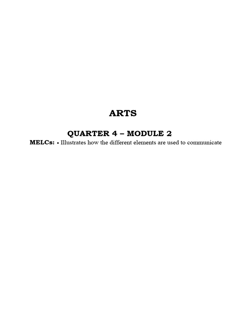 Secondary Arts 10 Q4 Module2 | PDF | Mask | Play (Theatre)