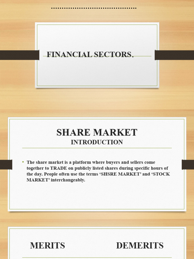 On Financial Sectors | PDF | Stocks | Investment Fund