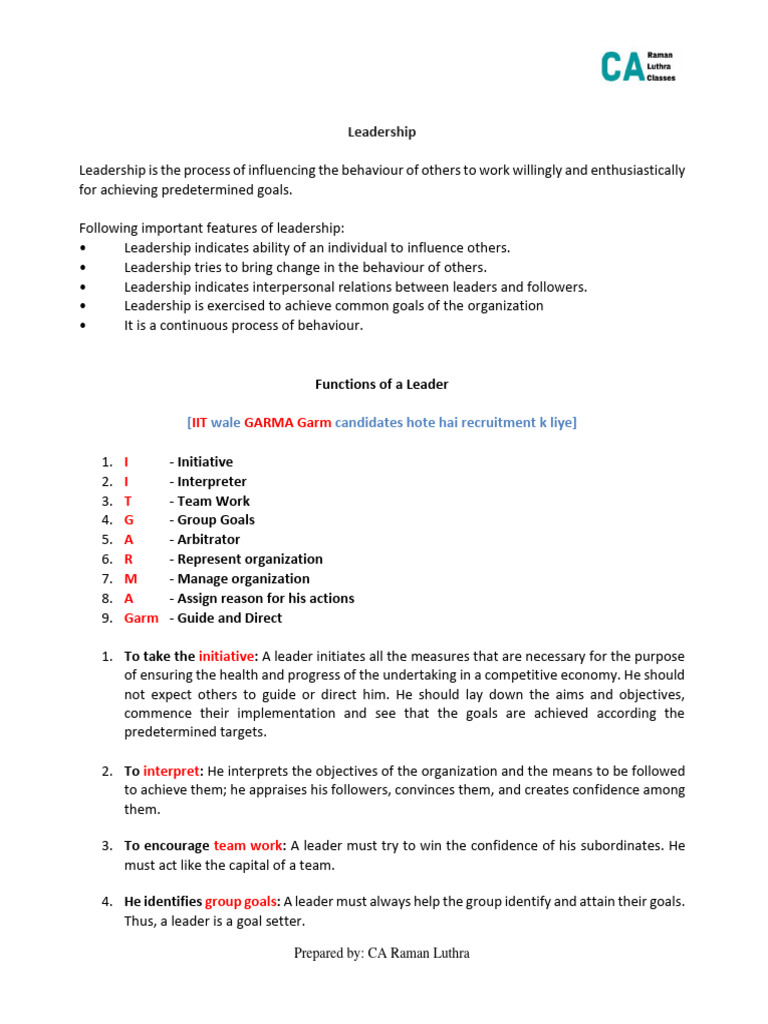 Leadership Styles and Theories | PDF | Leadership | Servant Leadership