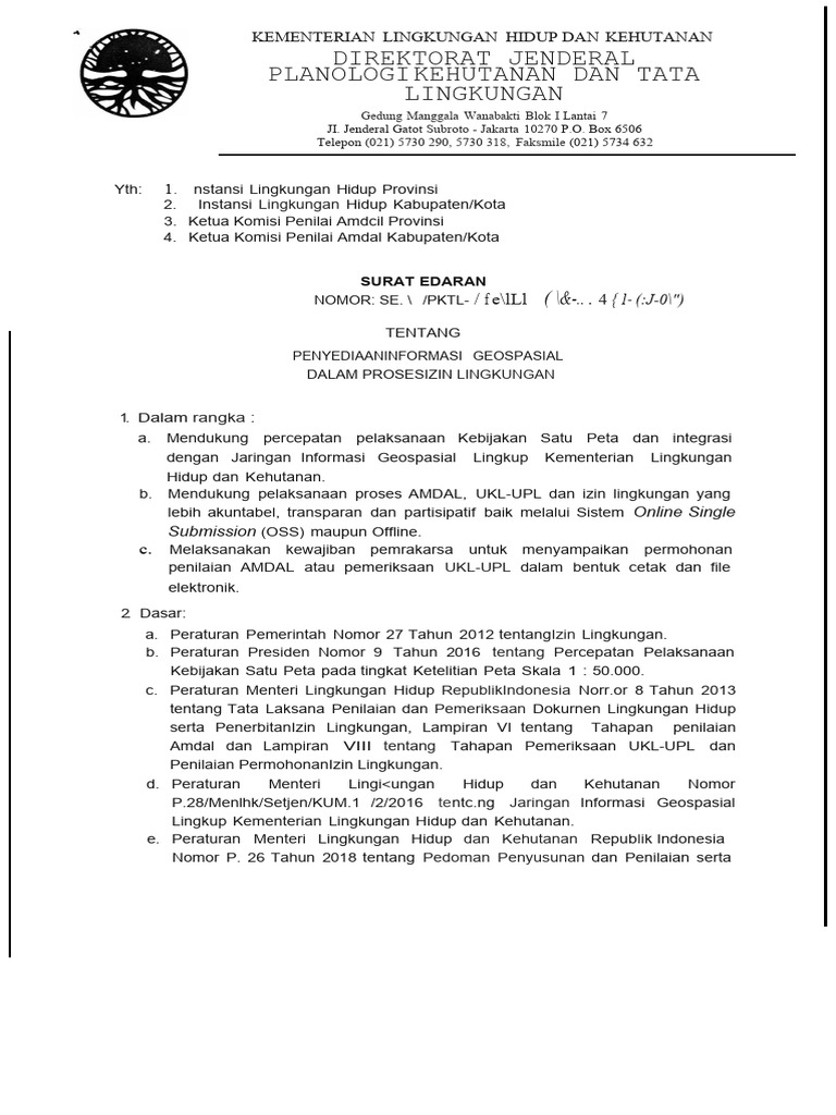 Petunjuk Teknis Penggambaran Peta LHK | PDF