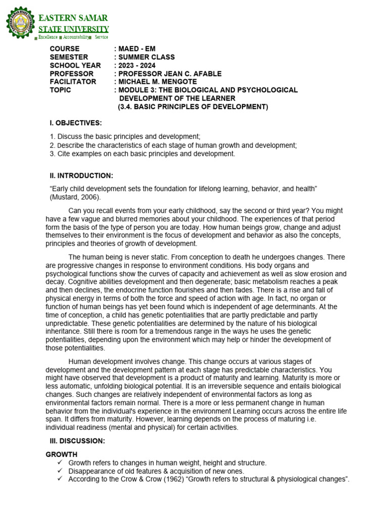 Bio Psycho Report | PDF | Learning | Cognition