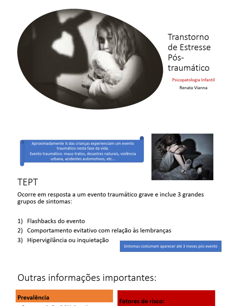TEPT Infantil: Sintomas, Fatores e Tratamento | PDF | Depressão ...
