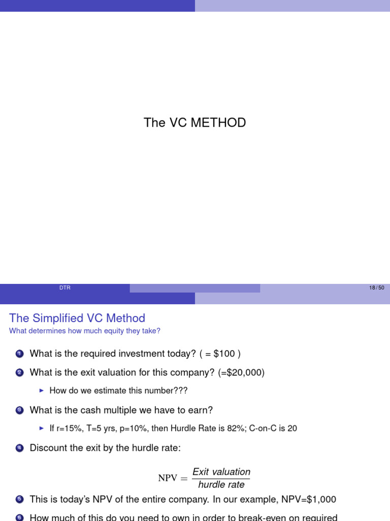 06 The VC METHOD | PDF