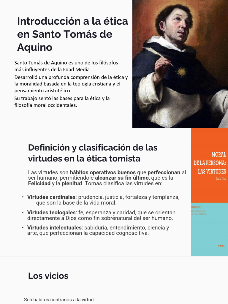 00. Ética en Santo Tomás de Aquino | PDF | Virtud | Tomás de Aquino