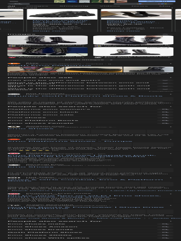 Platforms Emo - Google Search | PDF | Boot | Shoe