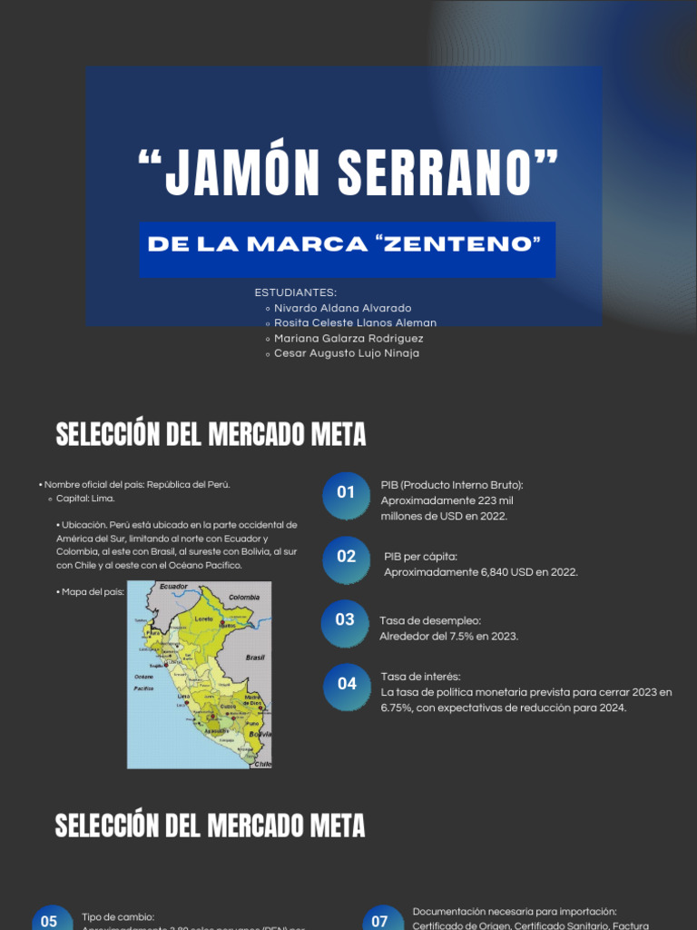Grupo 2 Jamón Serrano - Perú - PPTX - 20240702 - 182648 - 0000 | PDF ...