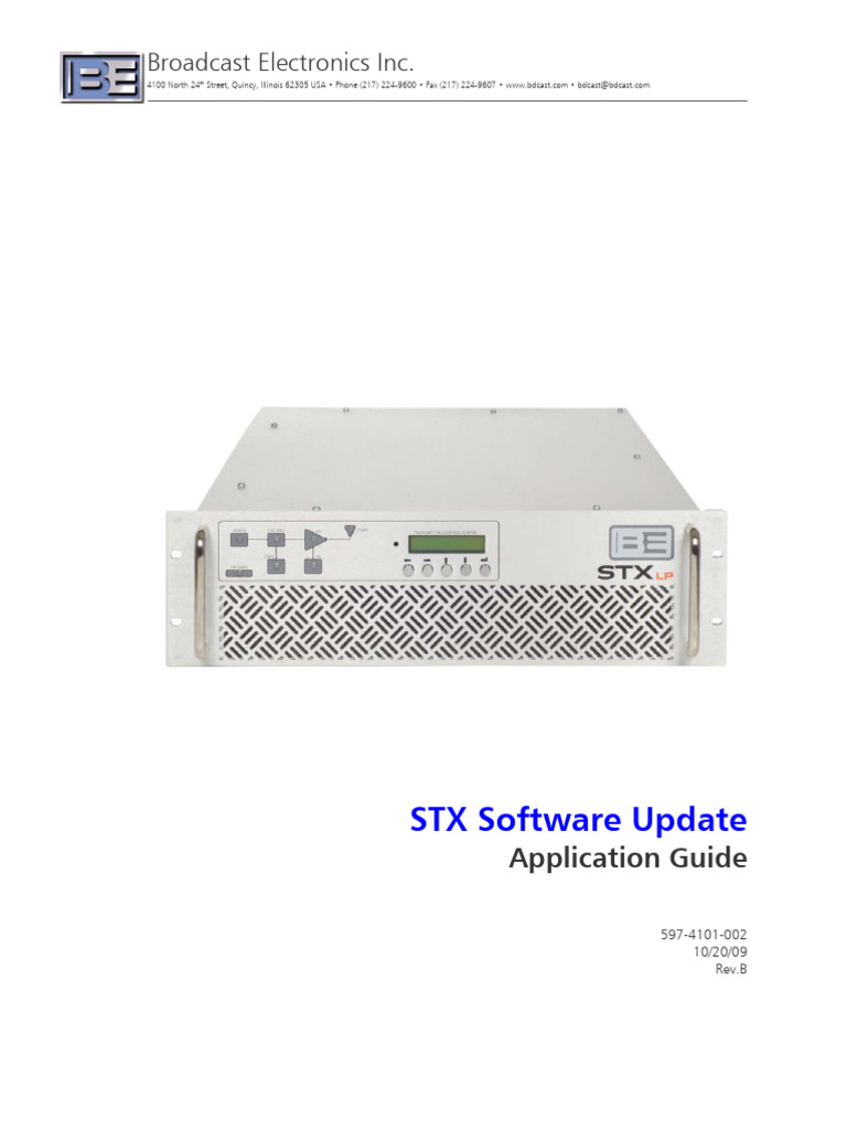 STX Software Update Guide | PDF | Microsoft Windows | Personal Computers