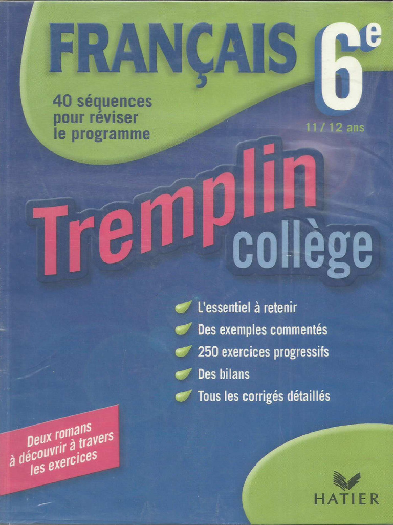 Tremplin Francais 6me | PDF