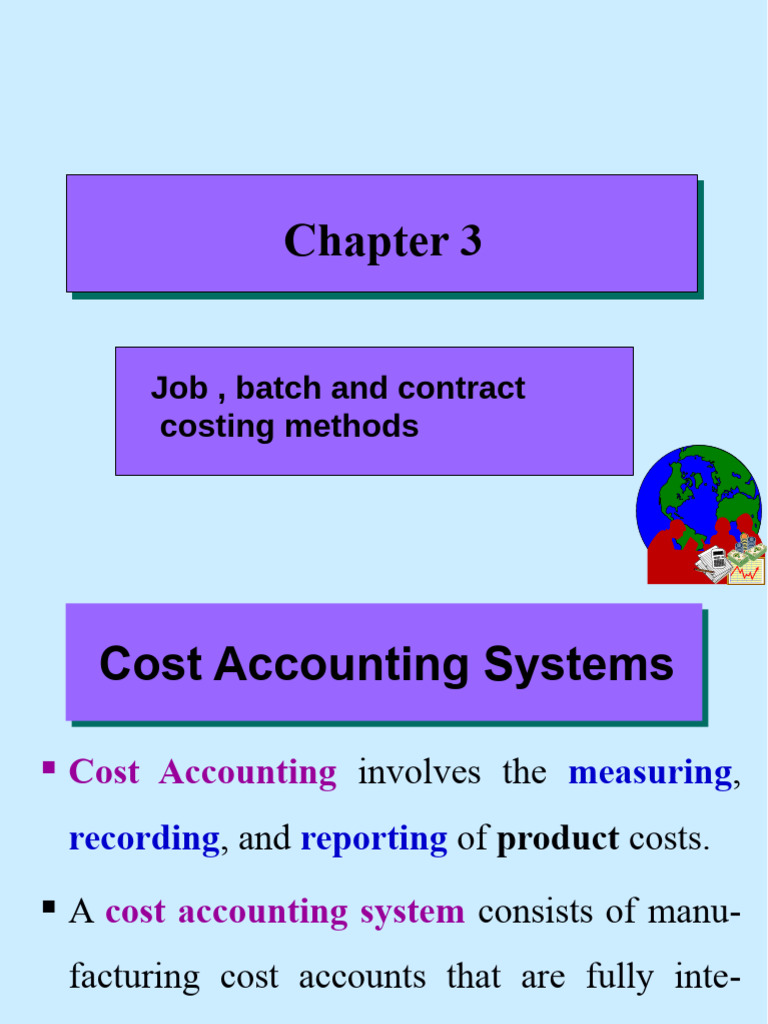 Cost CH 3 | PDF | Cost Of Goods Sold | Debits And Credits