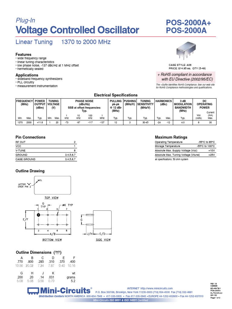 POS-2000A | PDF | Hertz | Electrical Engineering