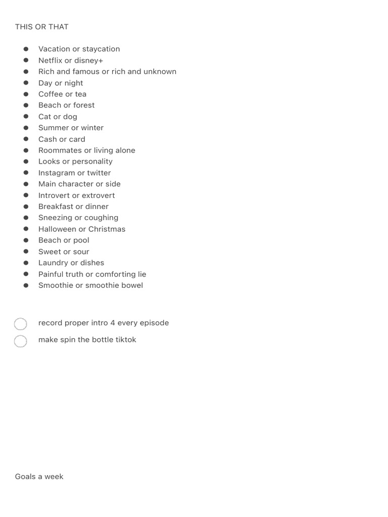 This or That | PDF