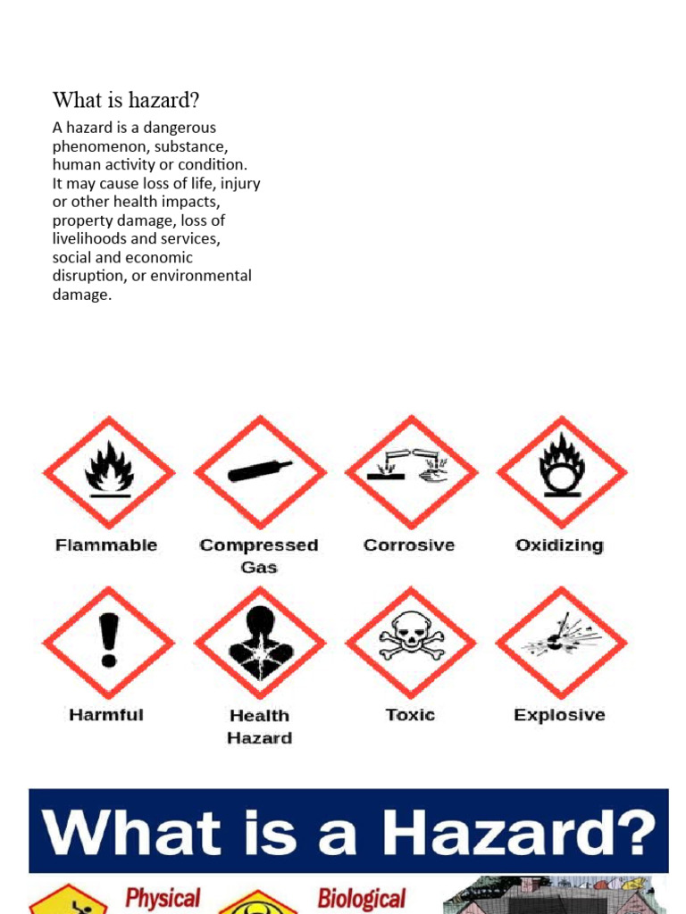 What is Hazard | Download Free PDF | Hazards | Hepatitis