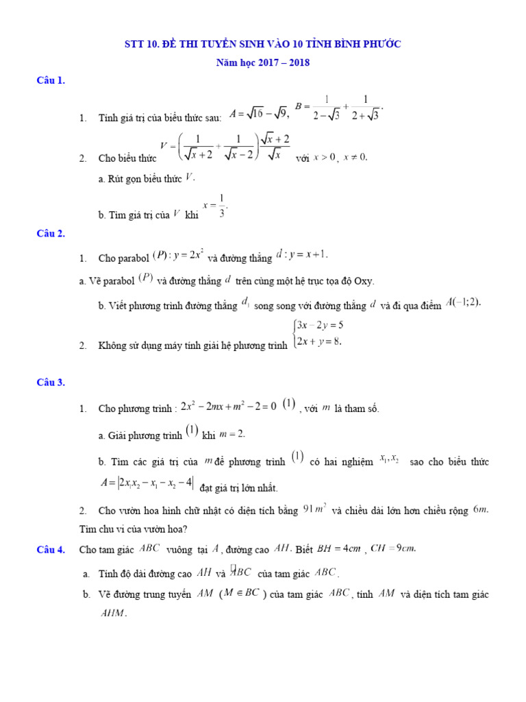 10-TS10 Binh Phuoc 1718 HDG | PDF