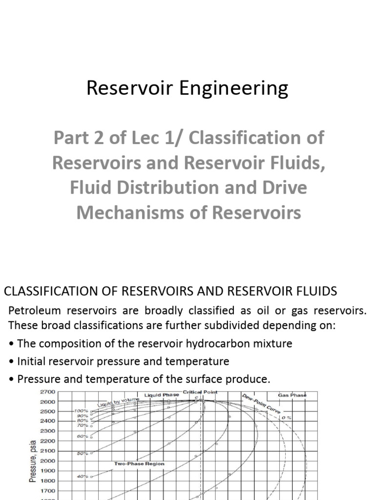 Reservoir Engineering 1 p2 | PDF | Petroleum Reservoir | Phase (Matter)