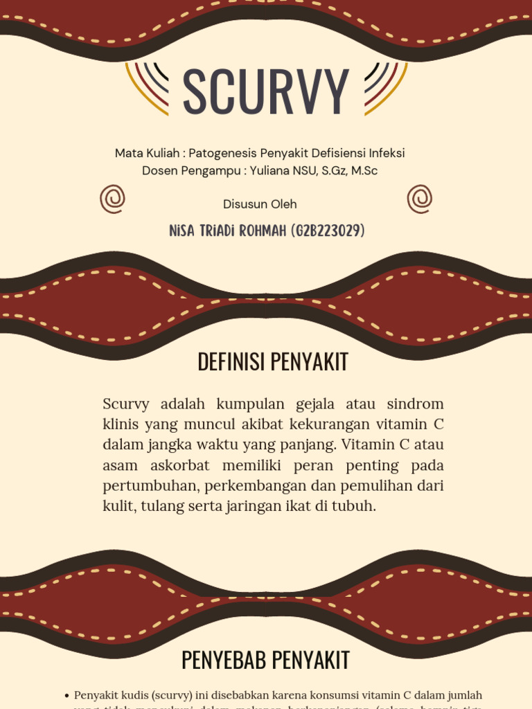 Scurvy: Penyebab, Gejala, dan Perawatan | PDF | Teknologi & Rekayasa